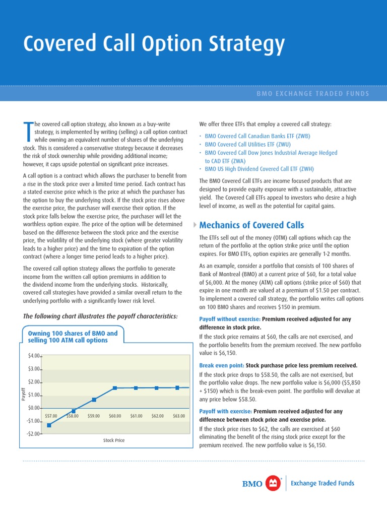 Covered Call Option Strategy: Mechanics of Covered Calls | PDF | Option ...