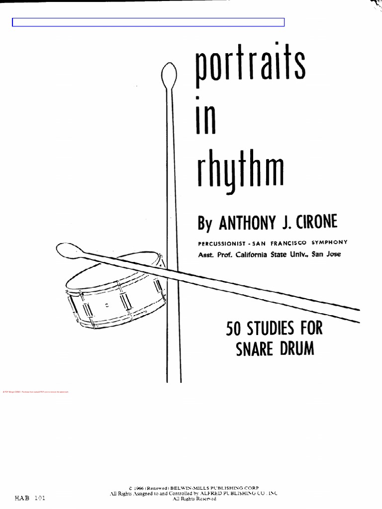 Anthony Cirone Portraits in Rhythm | PDF | Qur'an | Islam