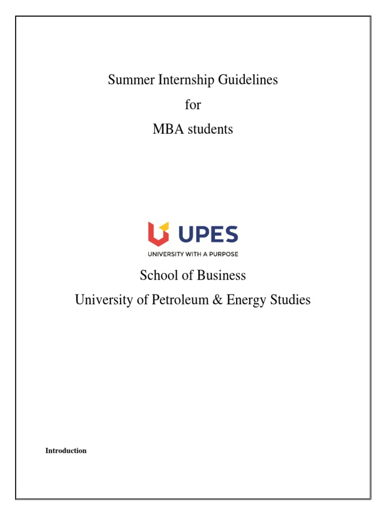 SIP Guidelines and Report Format 2 | PDF | Leadership | Mentorship