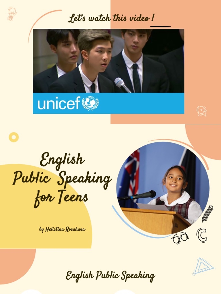 English Public Speaking For Teens | PDF | Communication | Human ...