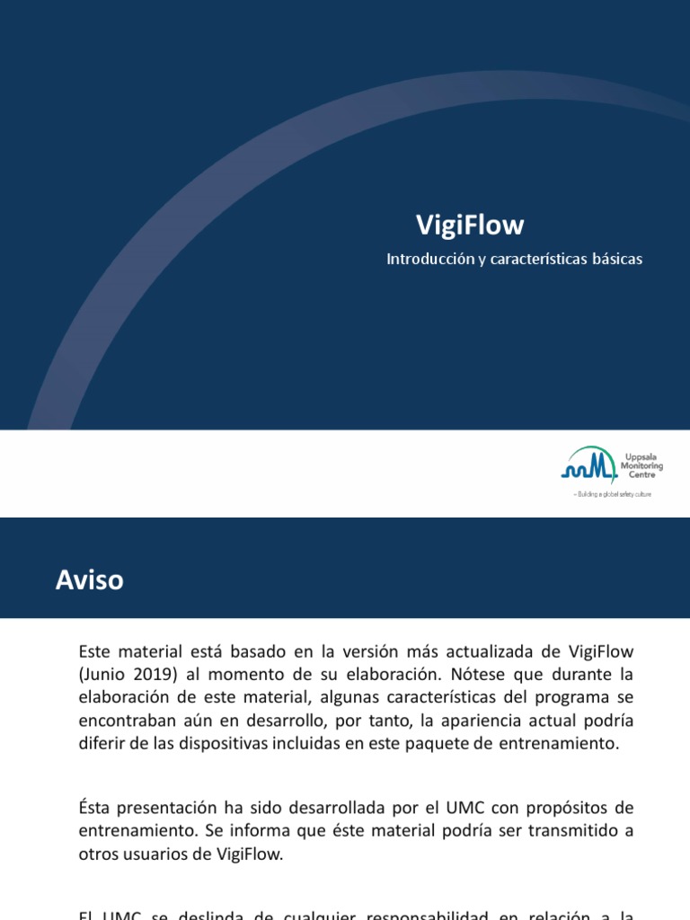 Introduccion y Caracteristicas Basicas de Vigiflow - UMC | PDF ...