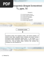 Perhitungan Konsentrasi PPM dan Pengenceran | PDF