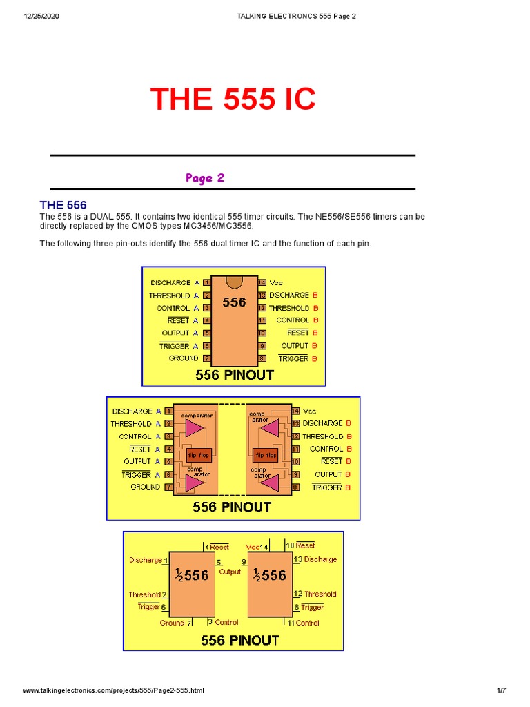 TALKING ELECTRONCS 555 Page 2 | PDF | Electrical Components | Electrical Engineering