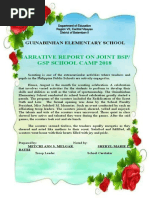 Narrative Report For Intramurals 2023 | PDF