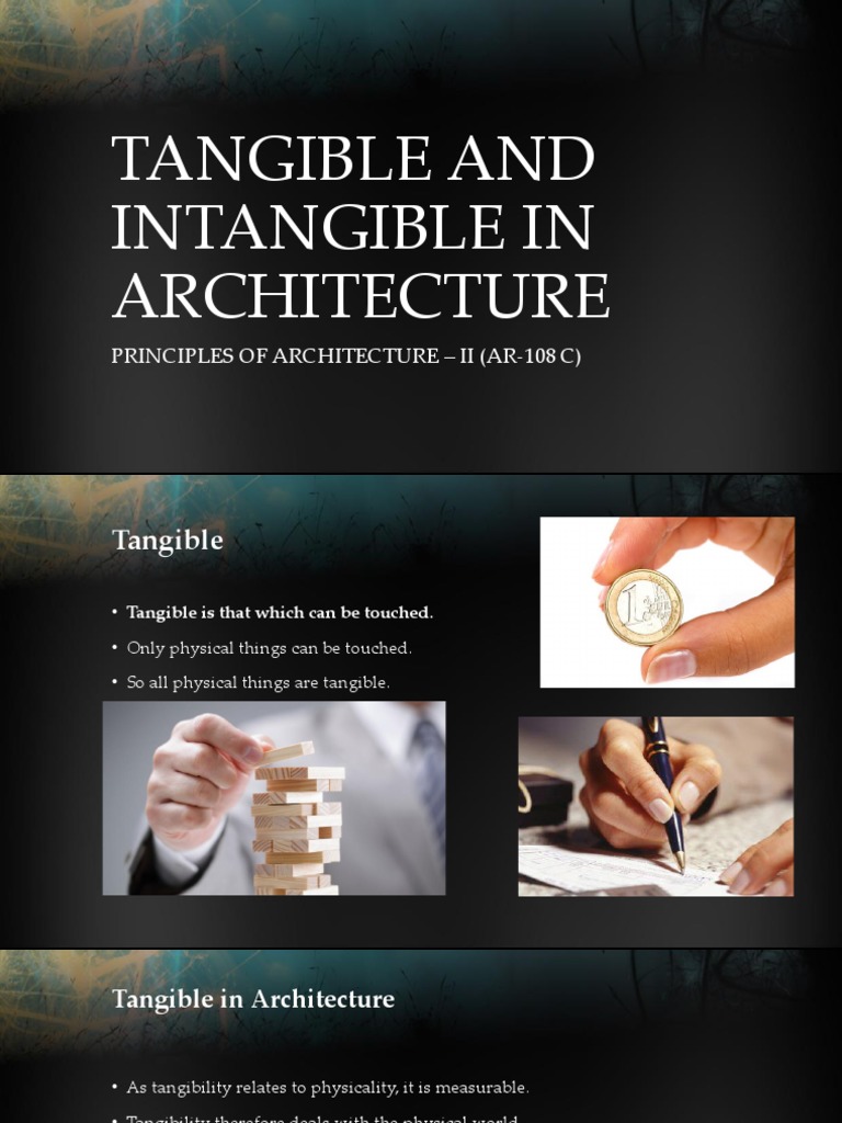 Lecture 2 - Tangible and Intangible in Architecture | PDF | Beauty ...