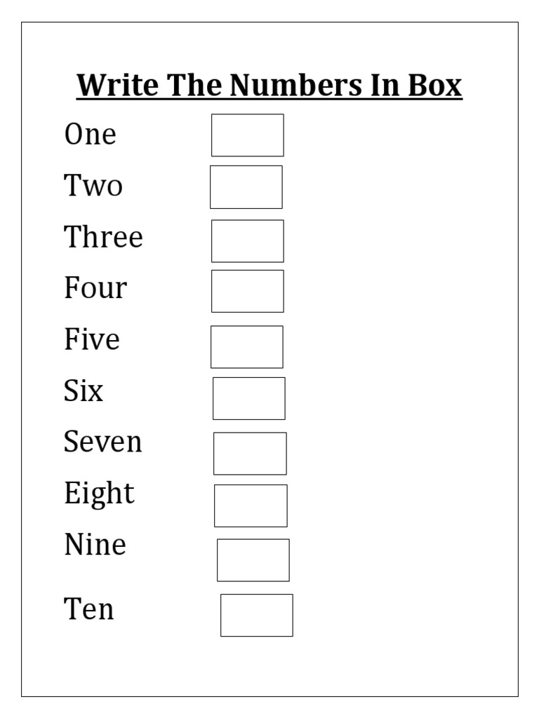 LKG Maths Worksheet 1 | PDF