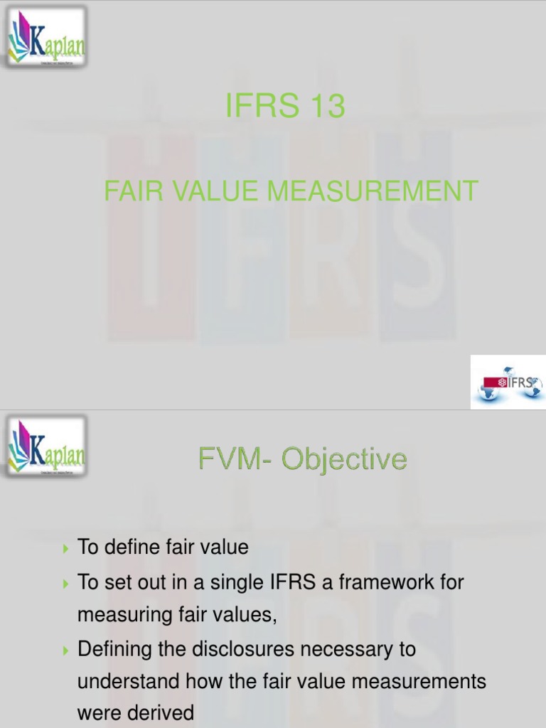 Ifrs 13: Fair Value Measurement | PDF | Fair Value | Market (Economics)