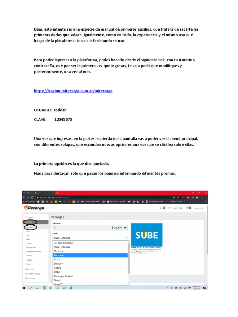 Instructivo Plataforma | PDF | Bancos | Punto de venta