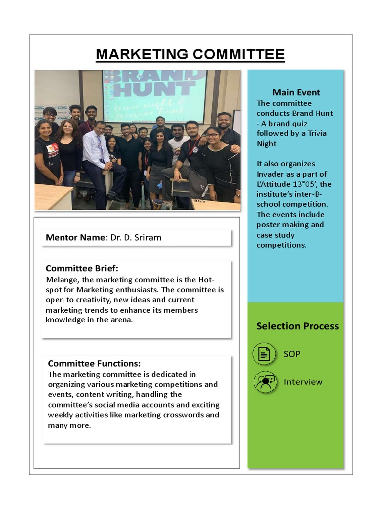 Marketing Committee | PDF