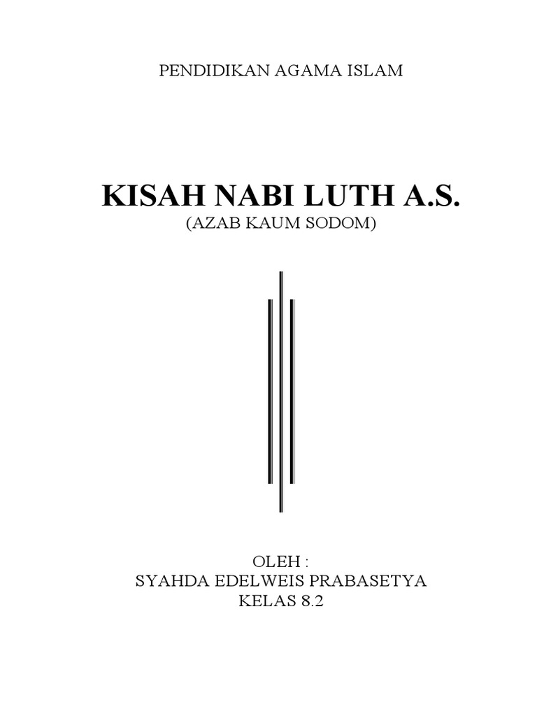 Kisah Nabi Luth dan Azab Kaum Sodom | PDF | Agama & Spiritualitas