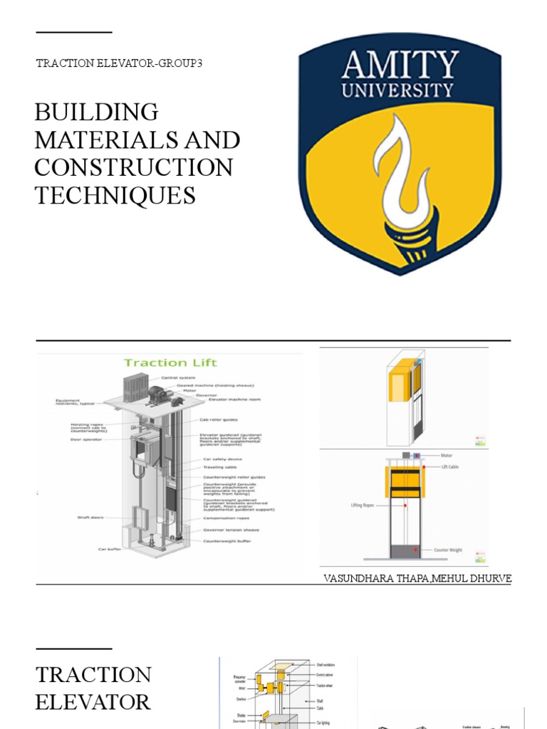 Traction Elevator Materials and Design | PDF | Elevator | Alloy