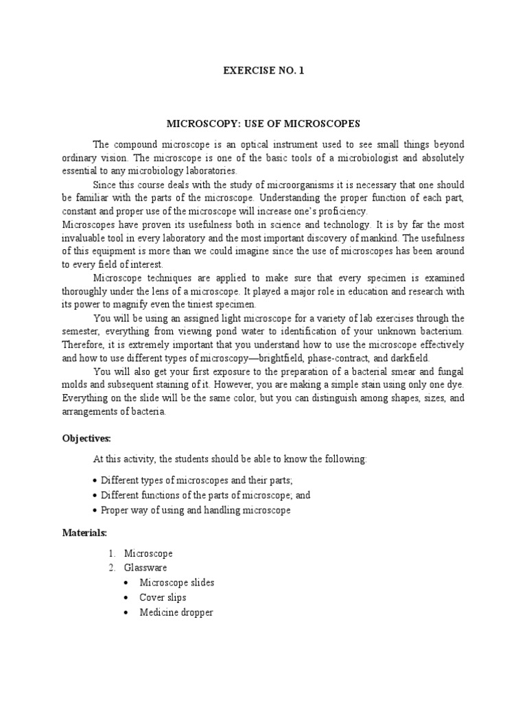 Exercise No. 1 | PDF | Concentration | Parts Per Notation