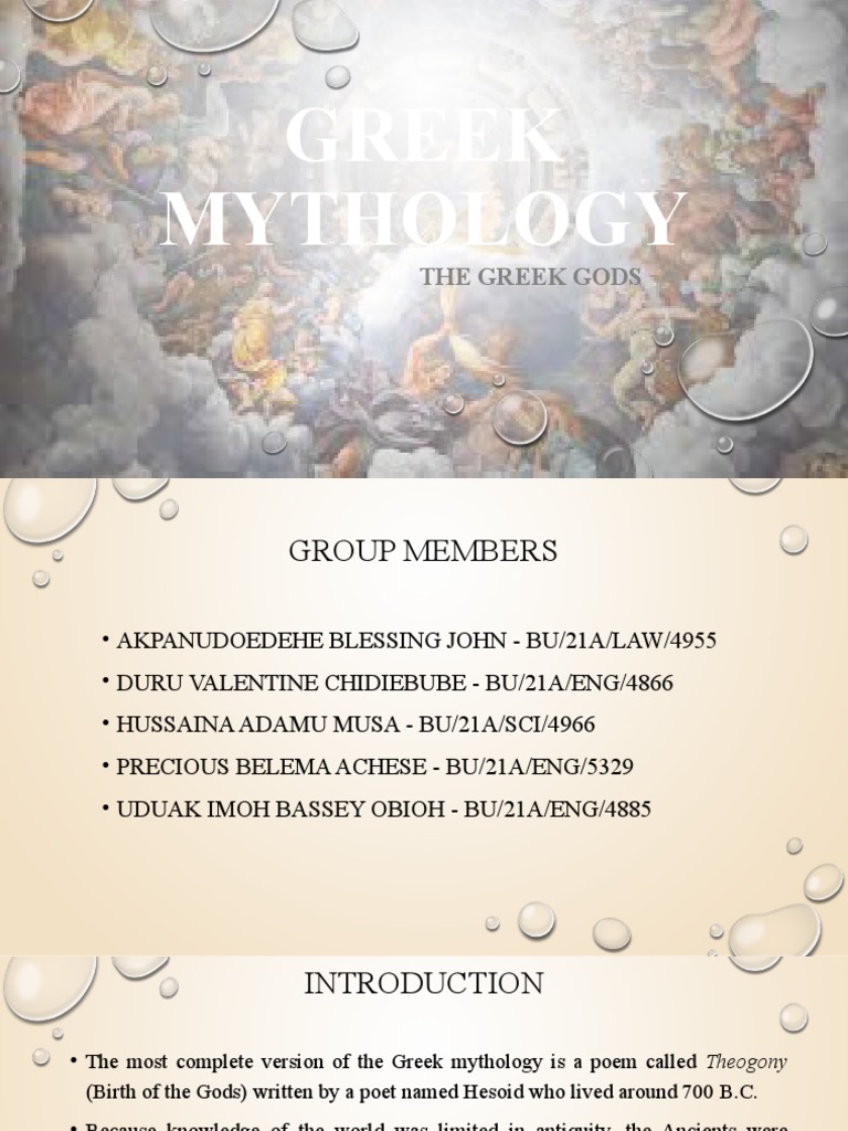 Greek Gods and Their Mythology | PDF | Twelve Olympians | Zeus
