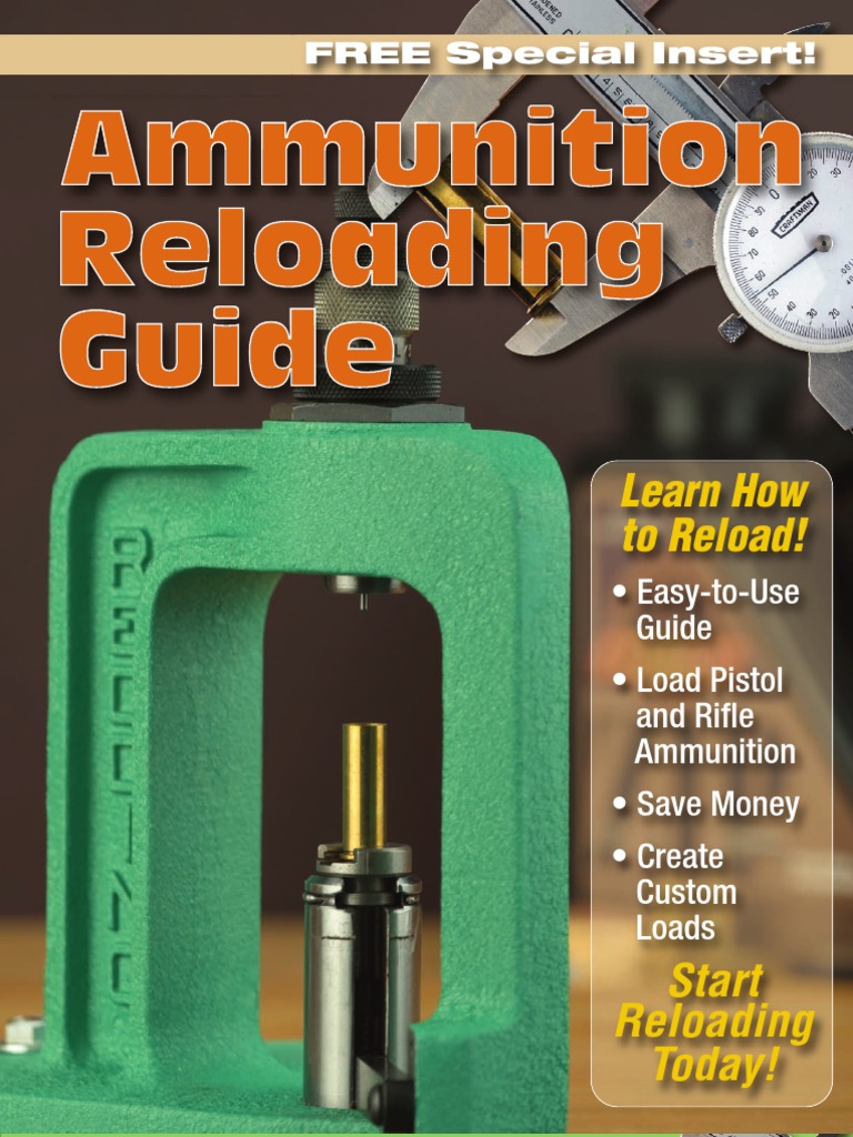Redding Ammo Reloading Guide | PDF | Cartridge (Firearms) | Firearms