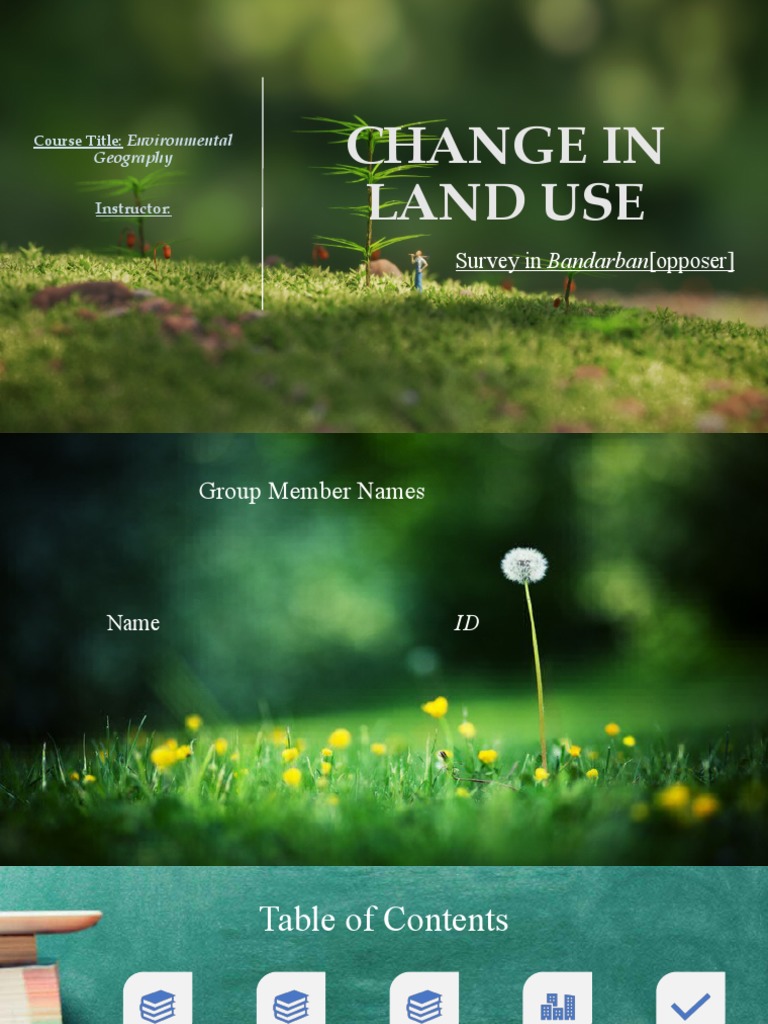 Land-Use-Change Powerpoint | PDF | Natural Disasters | Natural Environment