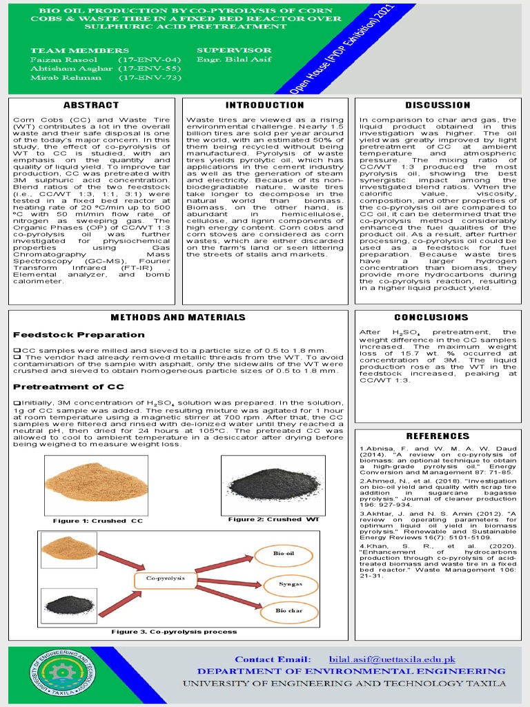 POSTER | PDF | Pyrolysis | Chemistry