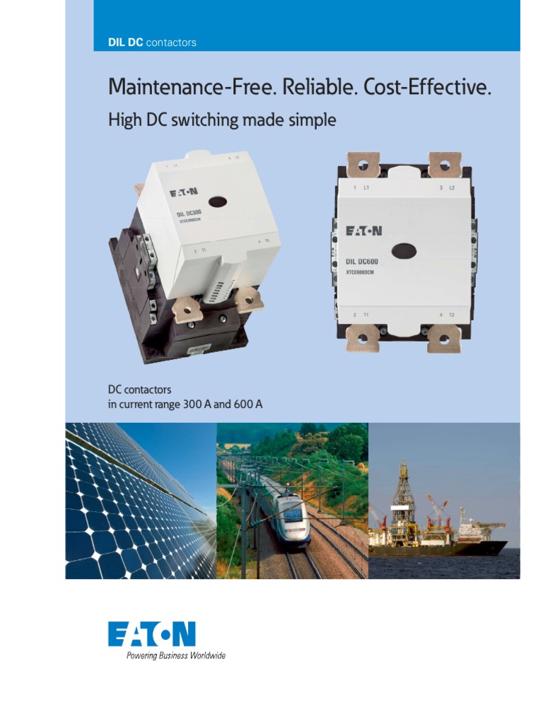 1000V DC Contactor Overview | PDF