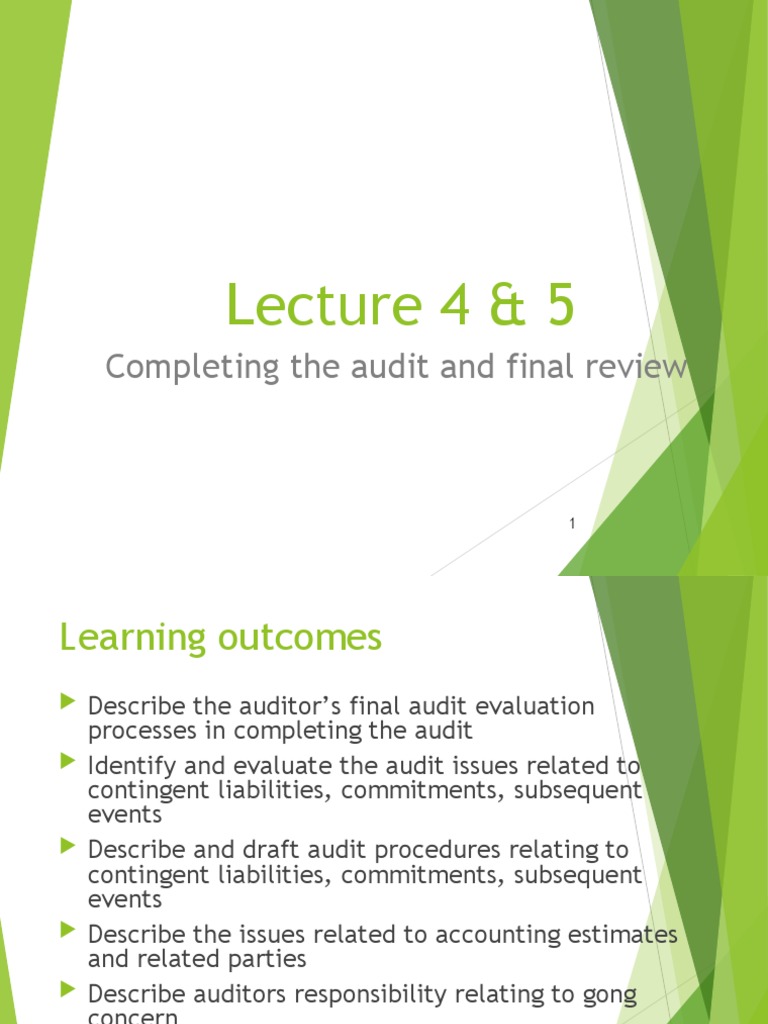 Auditing | PDF | Going Concern | Audit