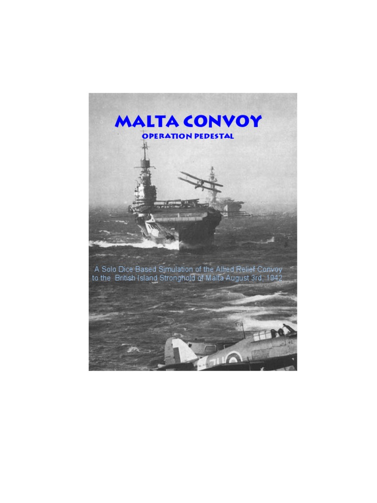 Malta Convoy: Operation Pedestal | PDF | Ships | Convoy