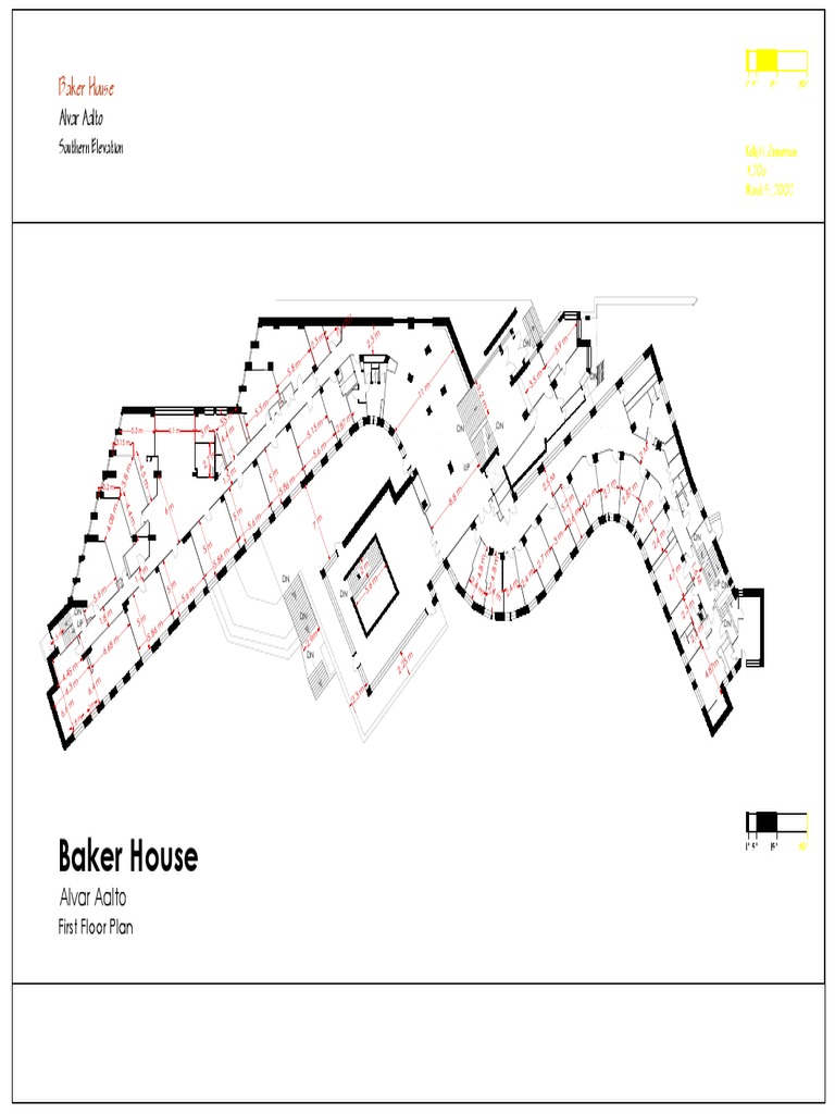 Baker House Floor Plan by Aalto | PDF | Massachusetts Institute Of ...