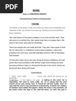 Wind - CBSE Class 9 English Beehive Poem by Subramania Bharati Summary ...