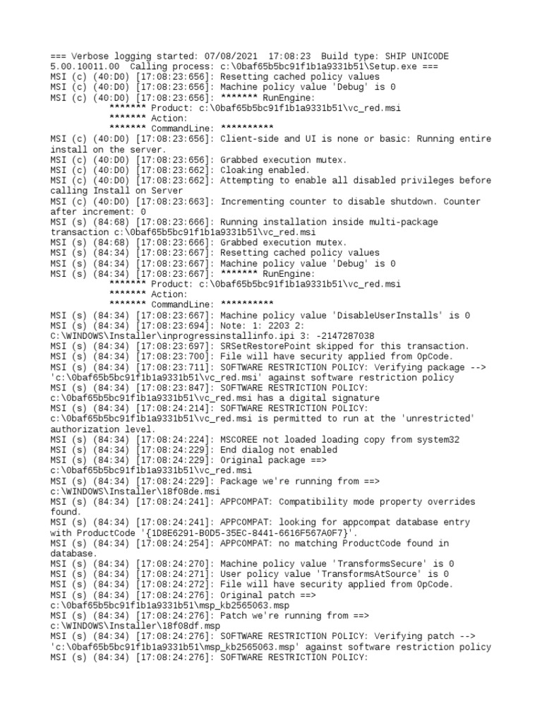 Microsoft Visual C++ 2010 x64 Redistributable Setup - 20210807 ...