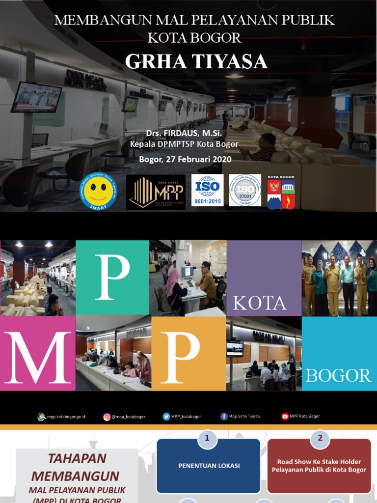 Ekspose MPP Grha Tiyasa Kota Bogor 2020 | PDF