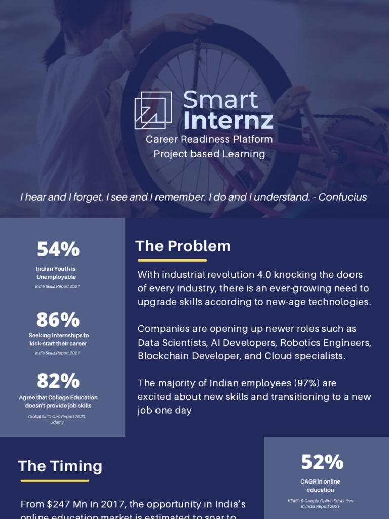 SmartInternz - Investor Deck Jul21 | PDF | Educational Technology ...