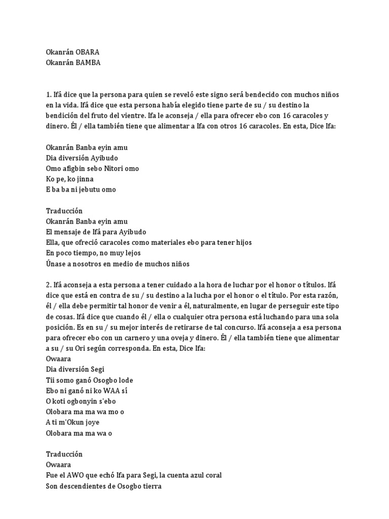 8 Okanran Obara Ingles | PDF