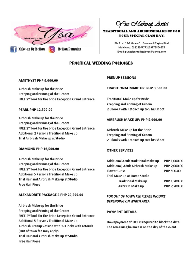 Practical Wedding Package | PDF | Socialization | Rituals