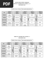 2nd Term Test Timetable - 2024 | PDF