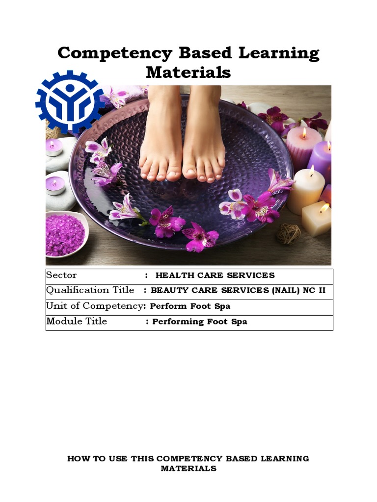 CORE 4 Perform Foot Spa | PDF | Competence (Human Resources) | Massage