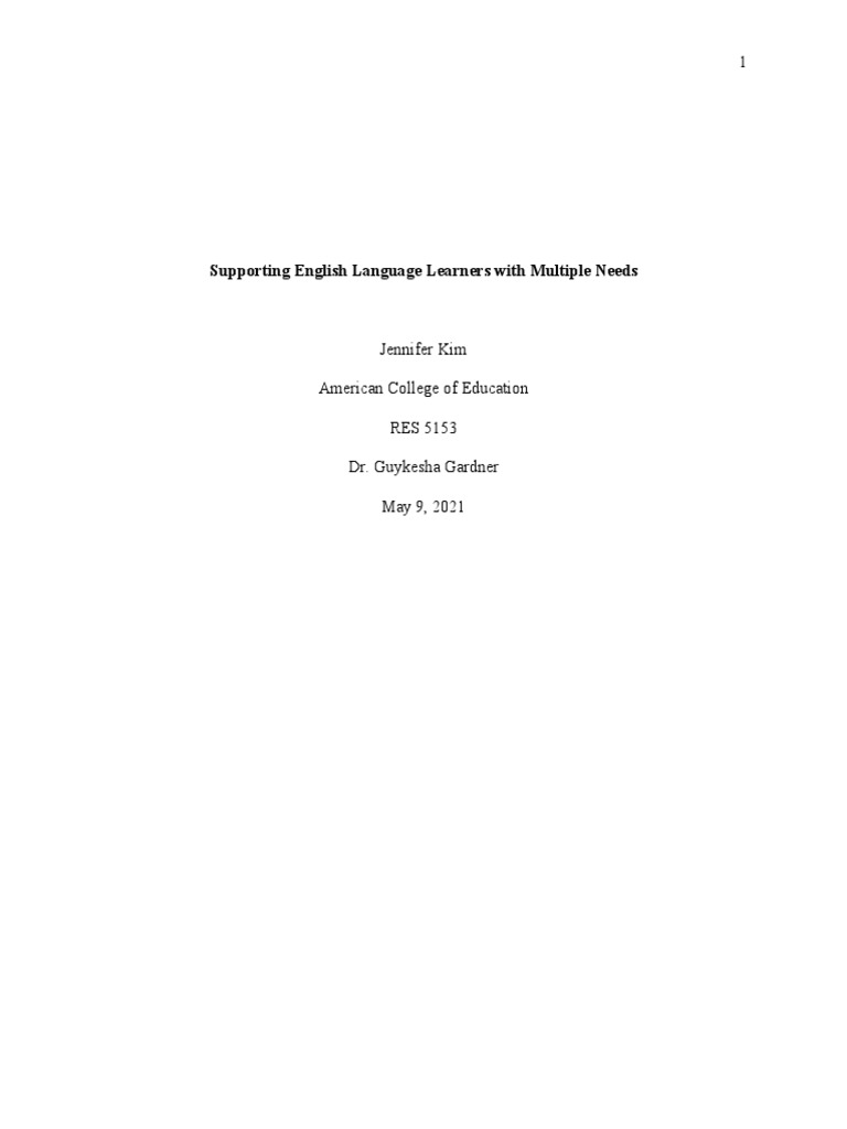 Res5153 Module 4 | PDF | Special Education | Learning Disability