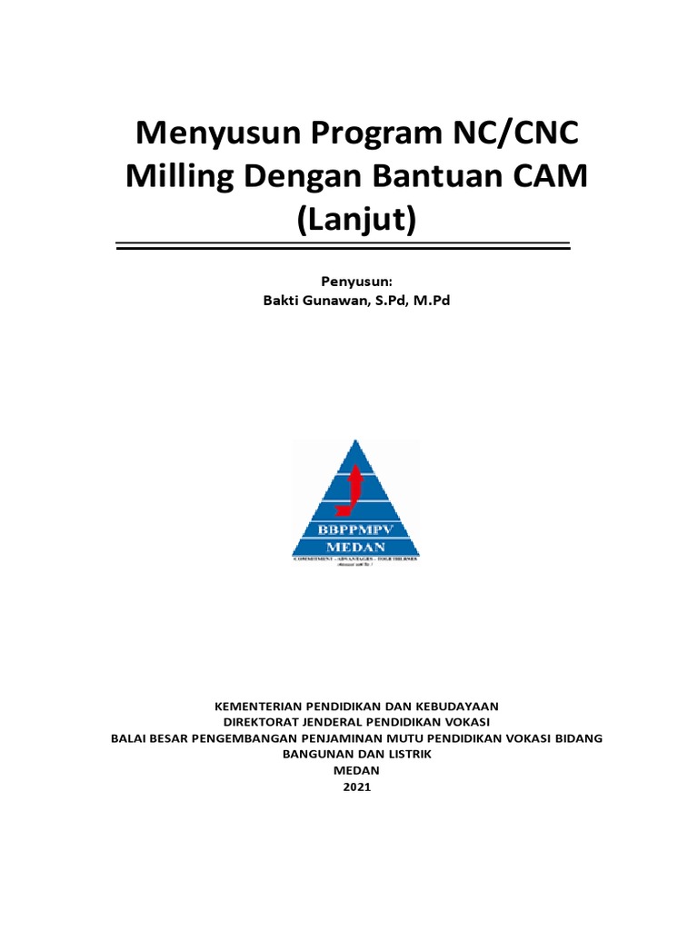 Program NC/CNC Milling dengan CAM | PDF