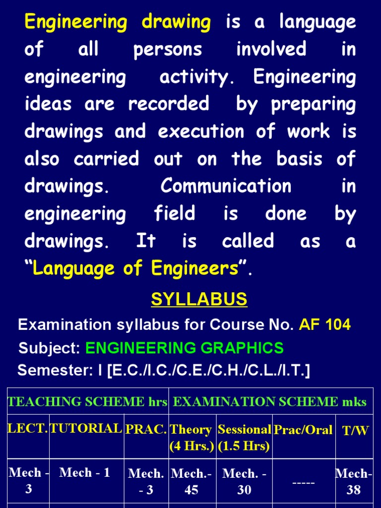 Engineering Graphics Syllabus: A Comprehensive Breakdown of Course ...