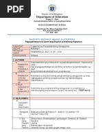 Detailed Lesson Plan in Filipino 6 (Sanhi at Bunga) | PDF