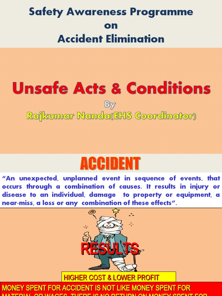 Safety Awareness Programme On Accident Elimination | PDF