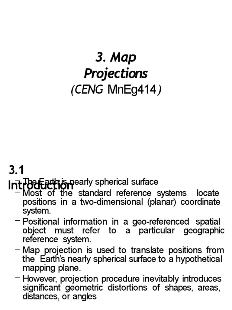 Map Projections | PDF | Coordinate System | Theoretical Physics