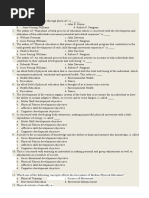 Pathfit 1 Prelim Exam | PDF | Physical Fitness | Flexibility (Anatomy)