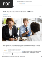 Construction Manager Interview Questions | PDF