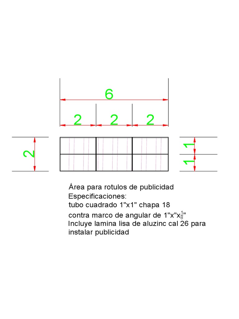 Area de Rotulo en Pared La Barata Xela | PDF