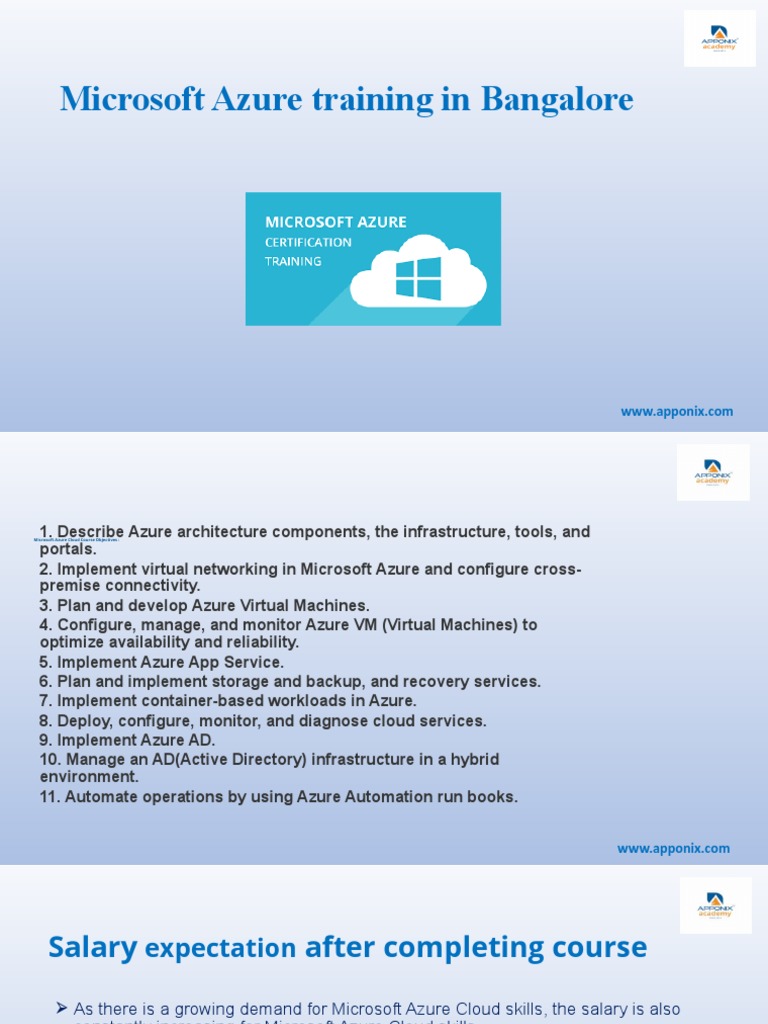Microsoft Azure Training | PDF