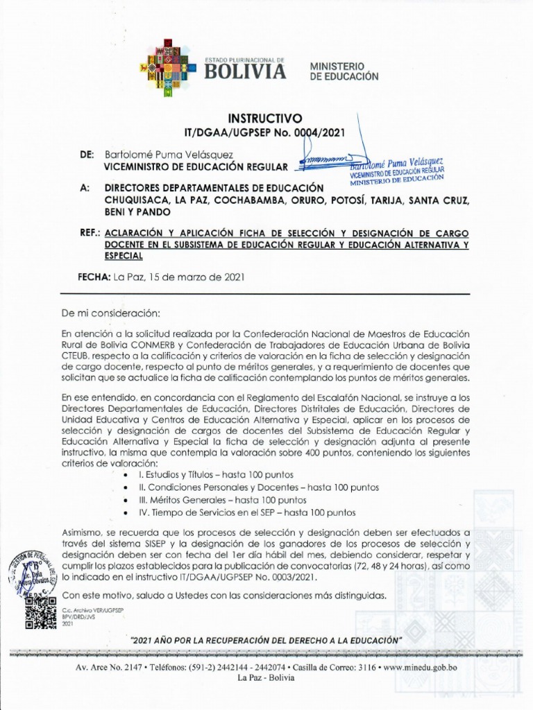 RM 079 Formularios de Selección - Compulsas 2021 - Personal Del SEP | PDF