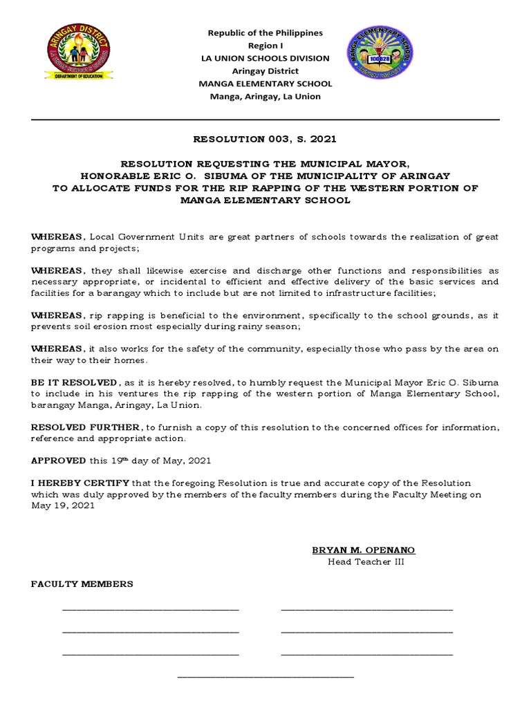 Resolution 3-Rip Rapping | PDF