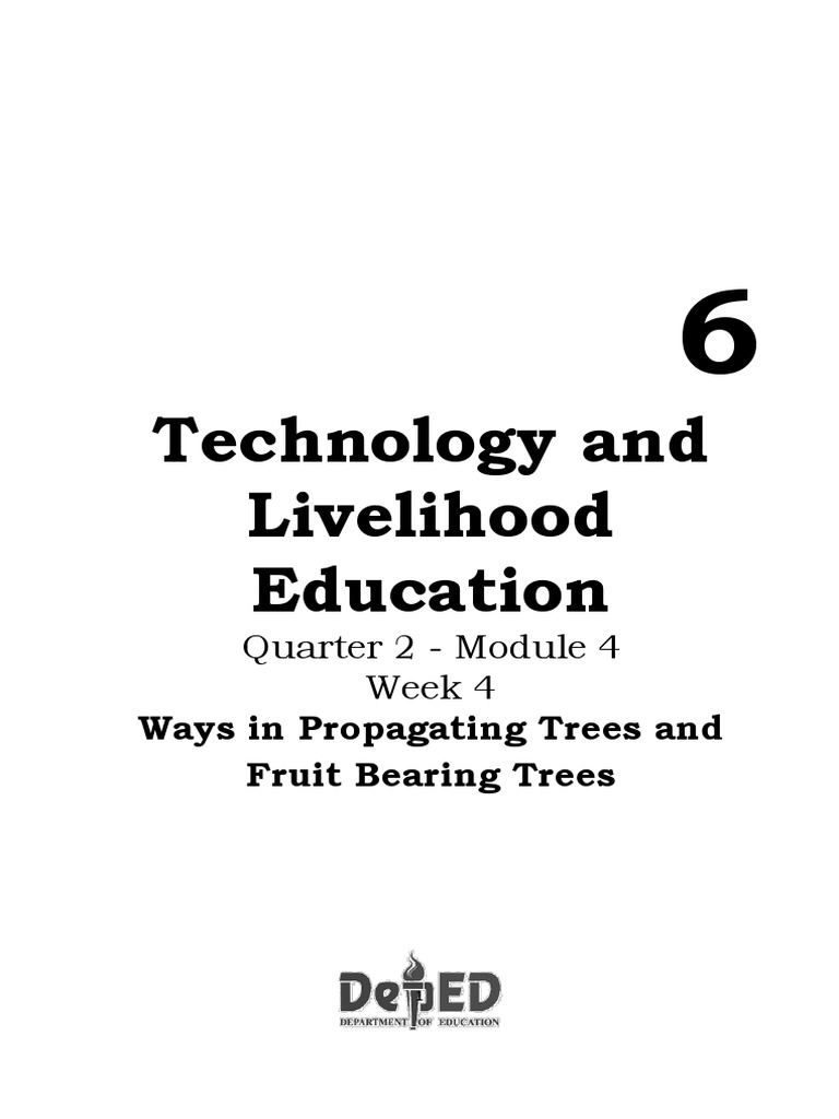 Technology and Livelihood Education: Quarter 2 - Module 4 Week 4 ...