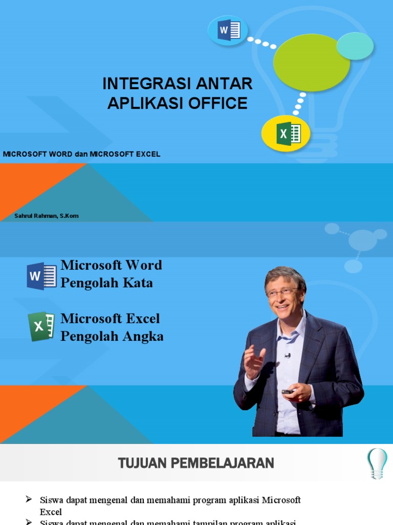INTEGRASI WORD EXCEL | PDF
