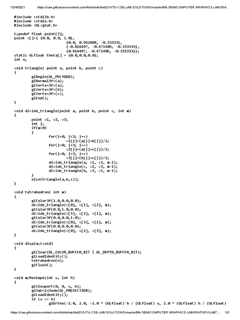 LAB7 | PDF | Computer Programming | Computing