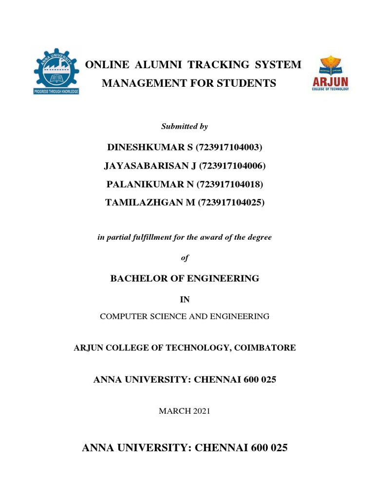 Alumni Report | PDF | World Wide Web | Internet & Web