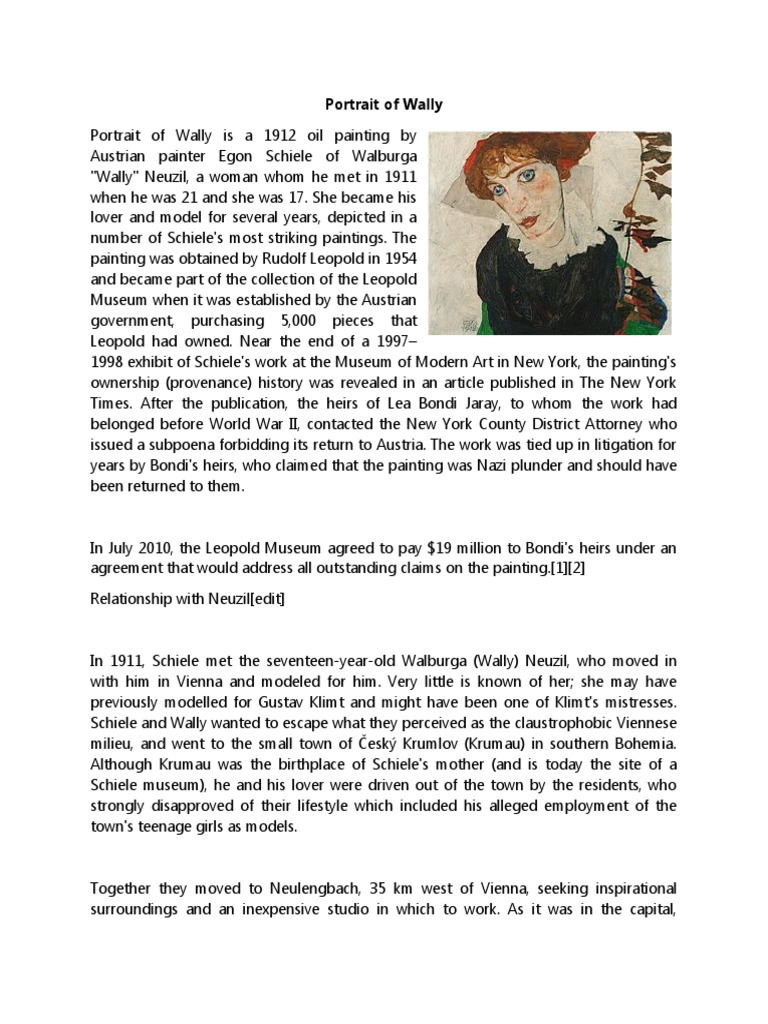 Portrait of Wally | PDF