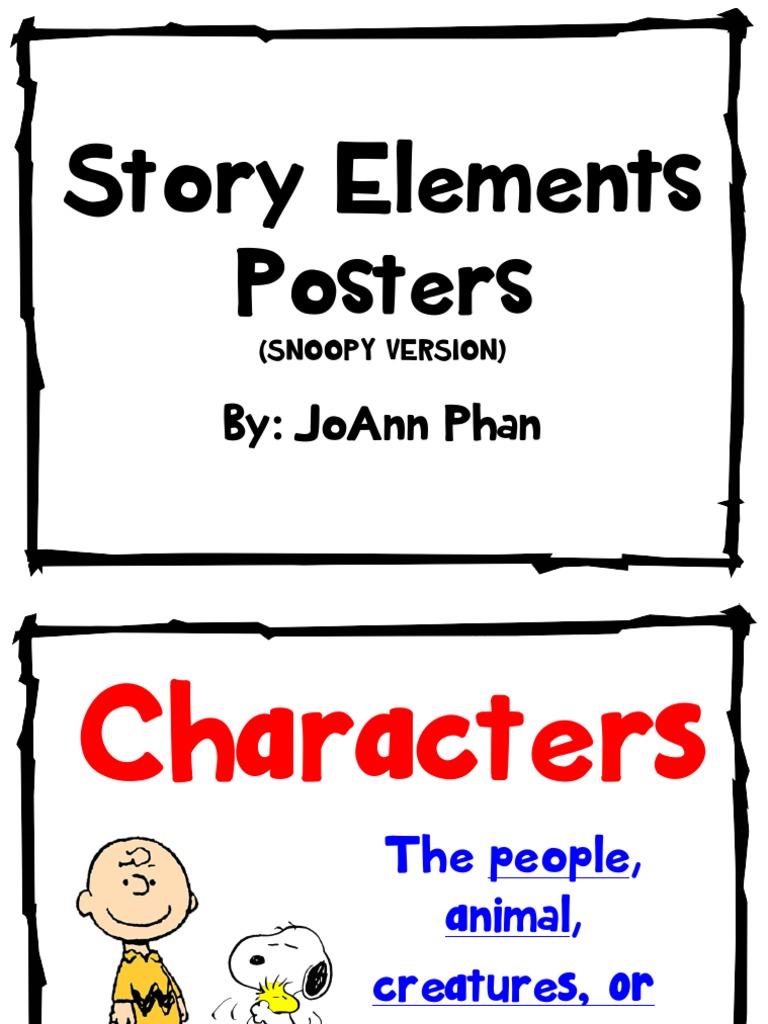 Story Elements: Posters | PDF